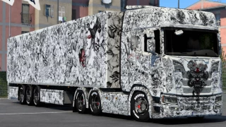 Scania Samurai Woman Skin 1.0 - ETS 2