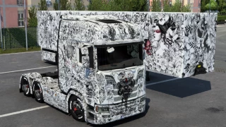 Scania Samurai Woman Skin 1.0 - ETS 2
