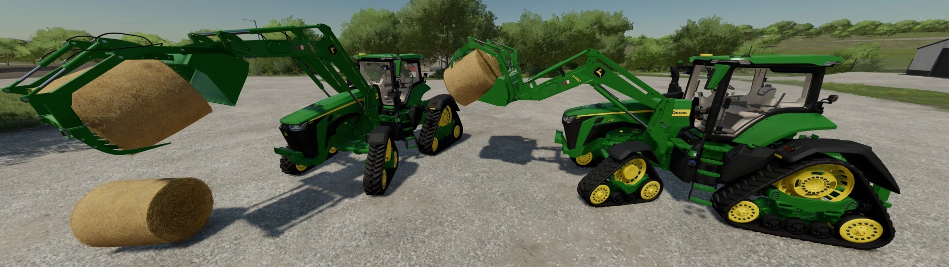John Deere 8RX with loader v 1.0 - FS 22
