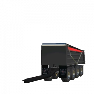 WesternStar49x dump truck Pup Trailer v 1.0 - FS 22