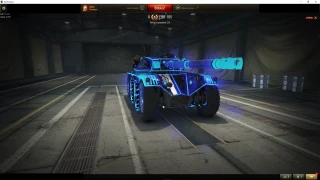 Panhard EBR 105 neon blue and black 1.19.1.0 - WoT