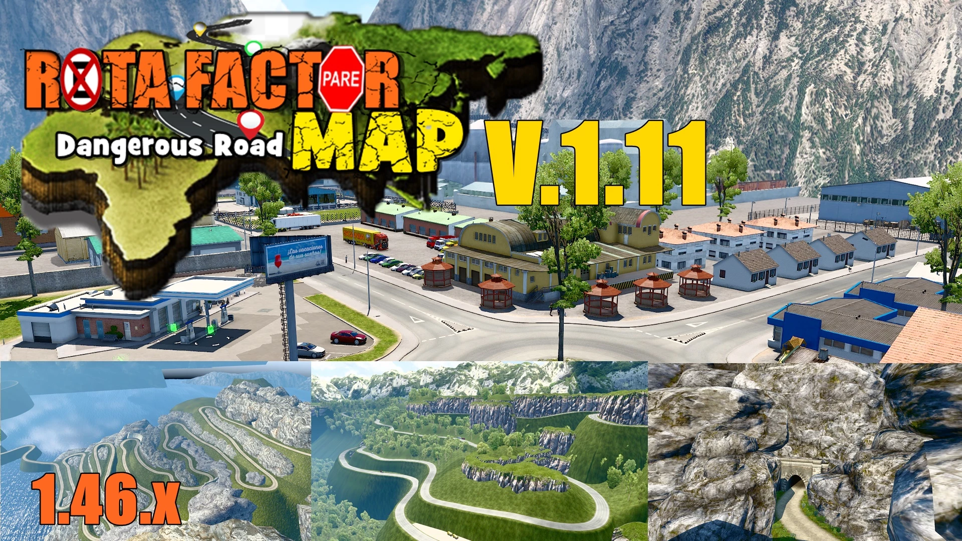 Rota Factor Map V.1.11 - ETS 2