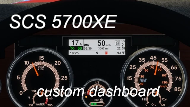 Westernstar 5700xe Custom Dashboard v1.0 - ATS