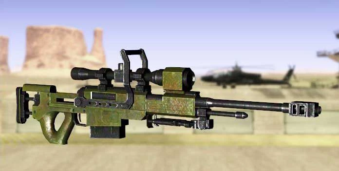 Piers Nivans' Anti-Materiel Rifle (Resident Evil 6) - GTA: SA