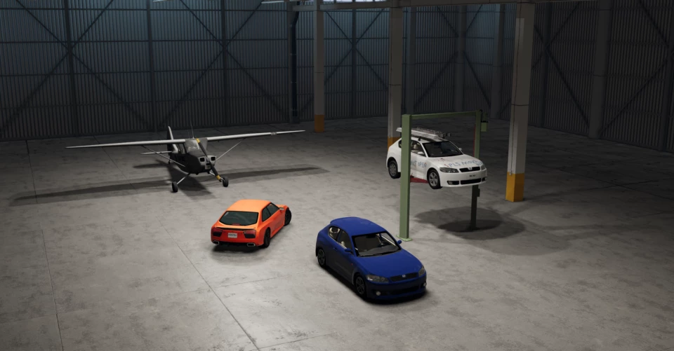 Drivable Garage 1.0a - BeamNG.drive
