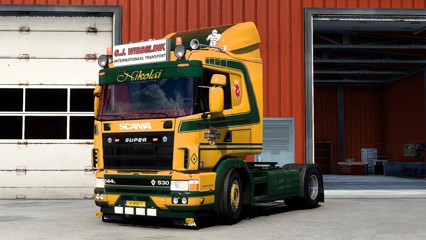 Scania RJL R4 GJ Wibbelink Skin 1.0 - ETS 2