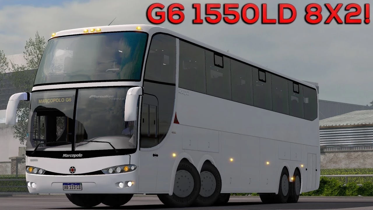 Marcopolo Paradiso G6 1550 LD/6X2 v3.0 - ETS 2