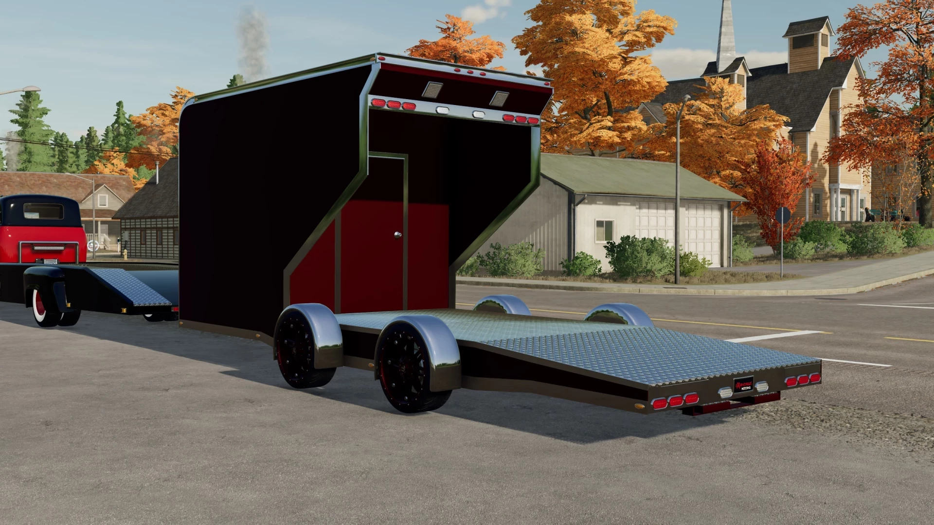 EXP22 Race Car Trailer v 1.0 - FS 22