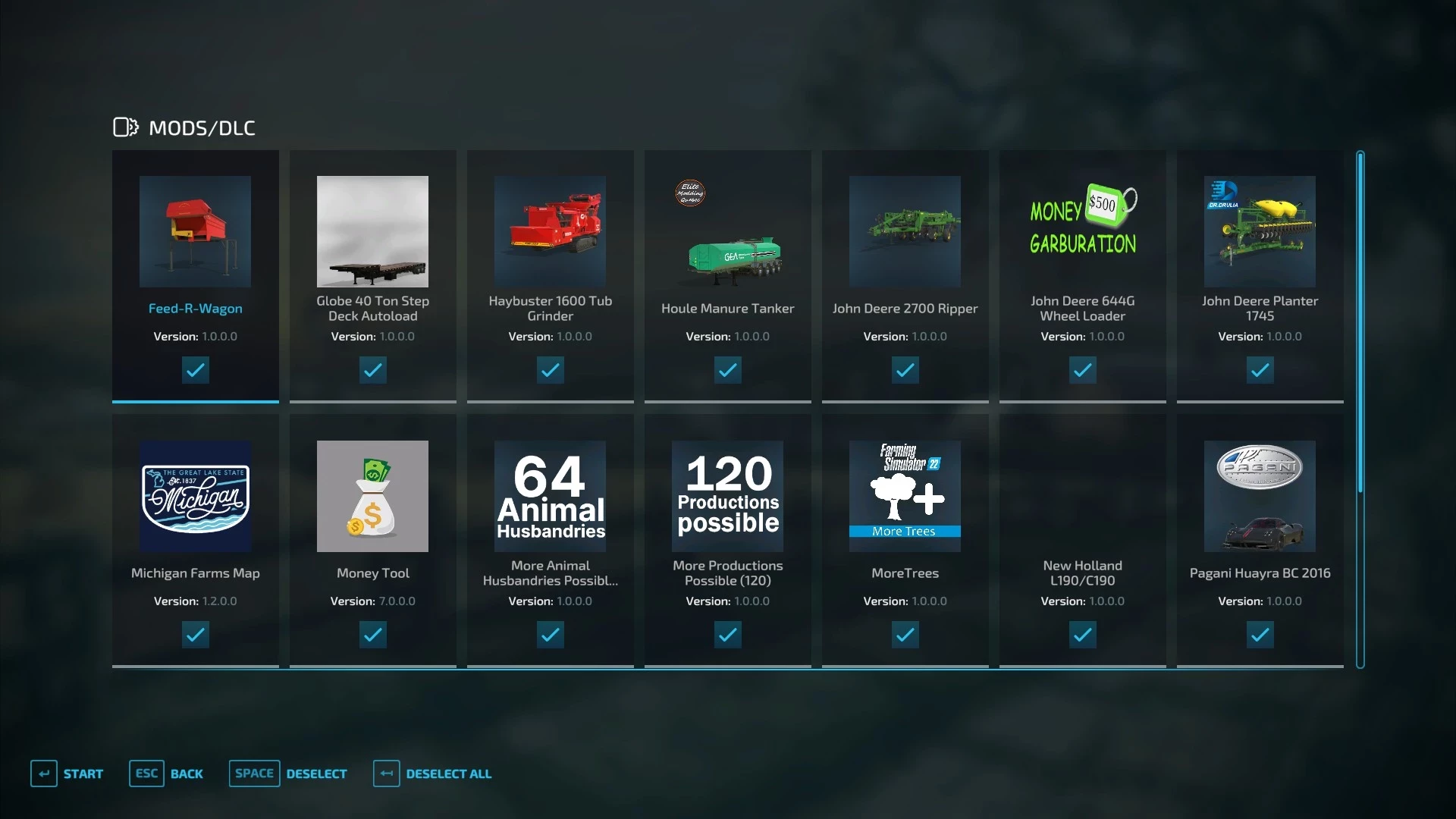 FS22 mod collection v 1.0 - FS 22