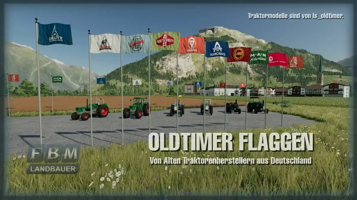 Oldtimer Flags DE v 1.0 - FS 22