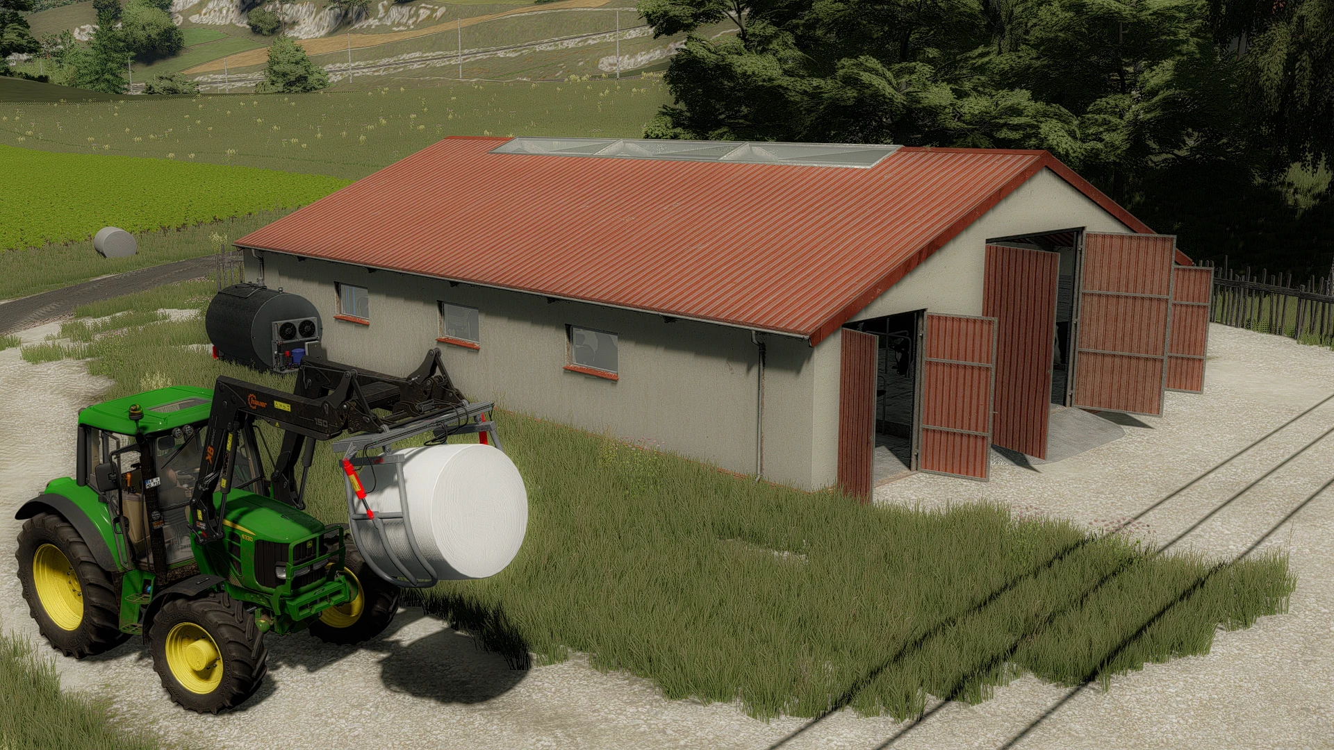 Small Modern Cowsheed v 1.0 - FS 22