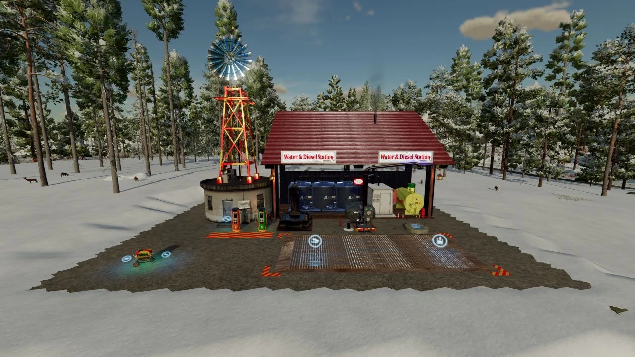 Water Station and Electric Charge v 1.1 - FS 22
