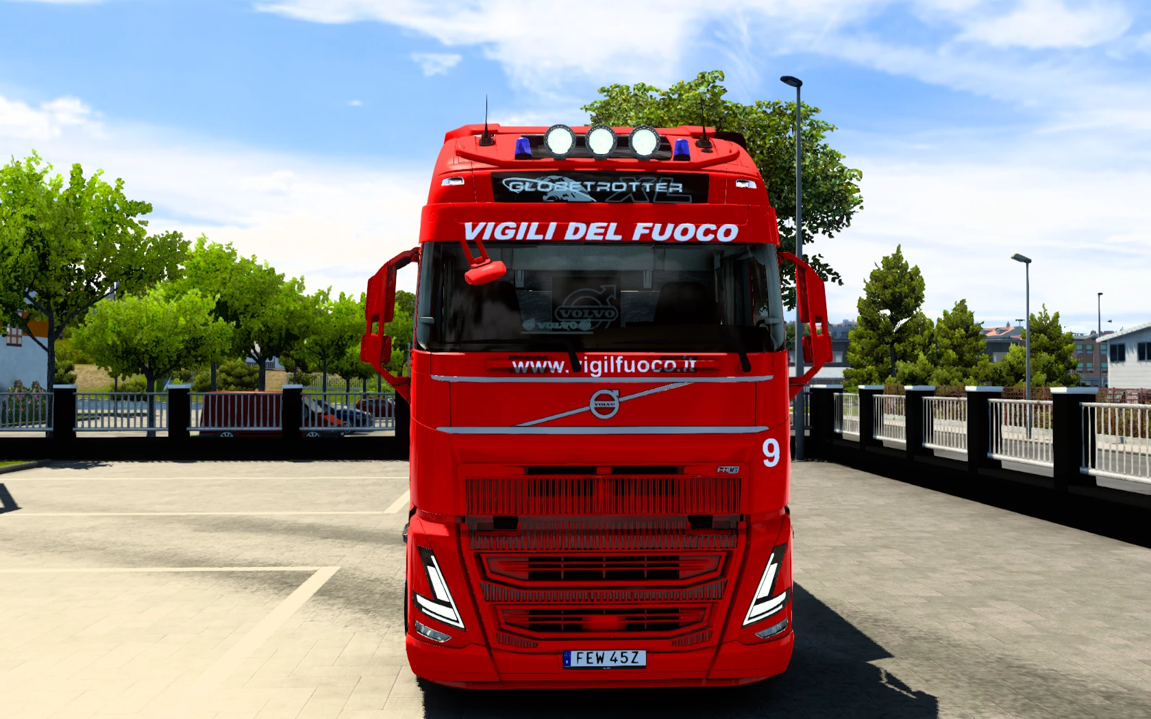 SKIN VOLVO FH5 VIGILI DEL FUOCO 1.53 - ETS 2
