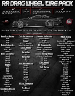 Drag Racing Wheel and Tire Pack - Revolution Racecraft 1.0.0 - BeamNG.drive