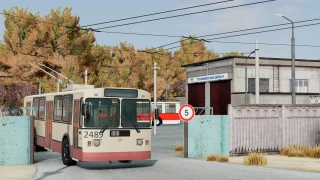 Russian Trolleybus Map 1 - BeamNG.drive