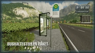 Bus Stop DE Pack v 1.0 - FS 22