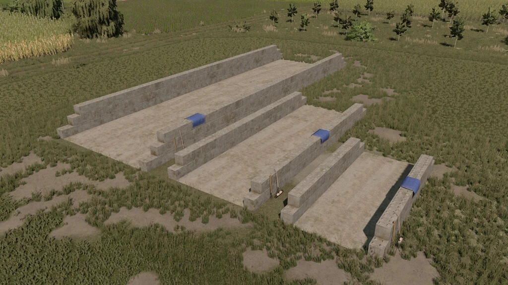 Concrete Blocks Silo Pack v 1.0 - FS 22