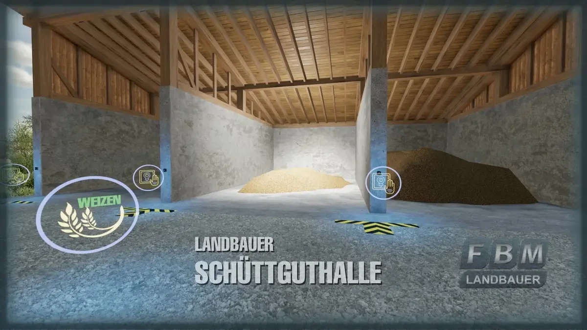 Landbauer Bulk Goods Hall v 1.0.1.0 - FS 22