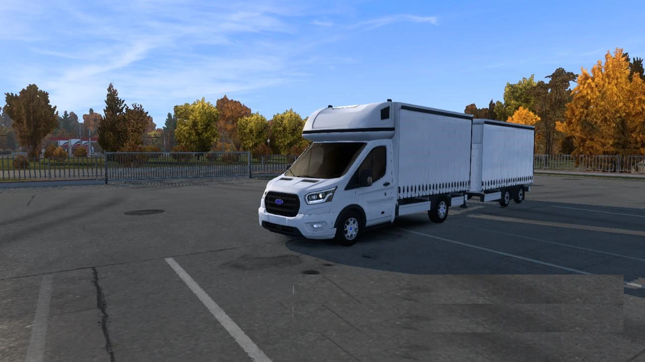 Ford Transit Megapack Trailers & fix 1.0 - ETS 2