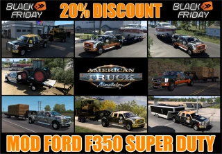 FORD F350 SUPER DUTY AND PJ TRAILER 1.46 - ATS