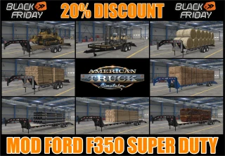 FORD F350 SUPER DUTY AND PJ TRAILER 1.46 - ATS