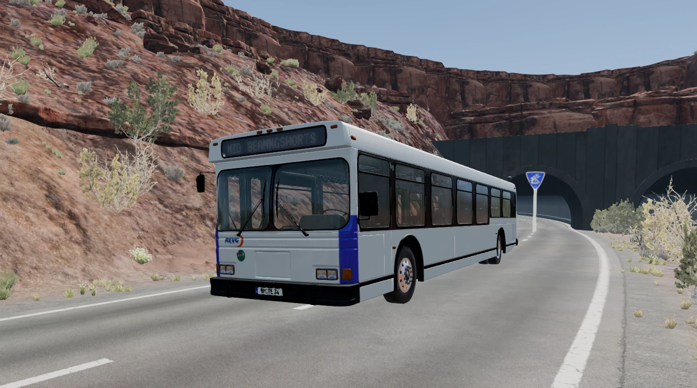 Wentward DT40L REVG bus skin 1.0 - BeamNG.drive