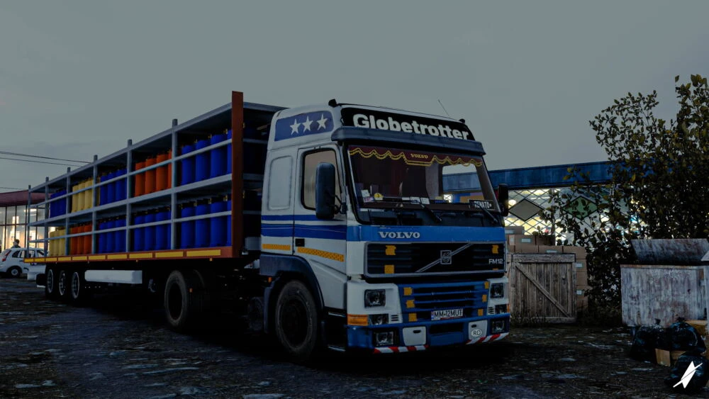 VOLVO FM12 1999 + Trailer RoStyle 1.47 - ETS 2