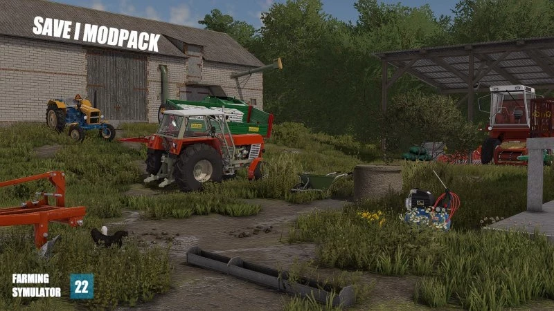 FS22 MEGA SAVE & MODPACK Połowa v 1.0 - FS 22