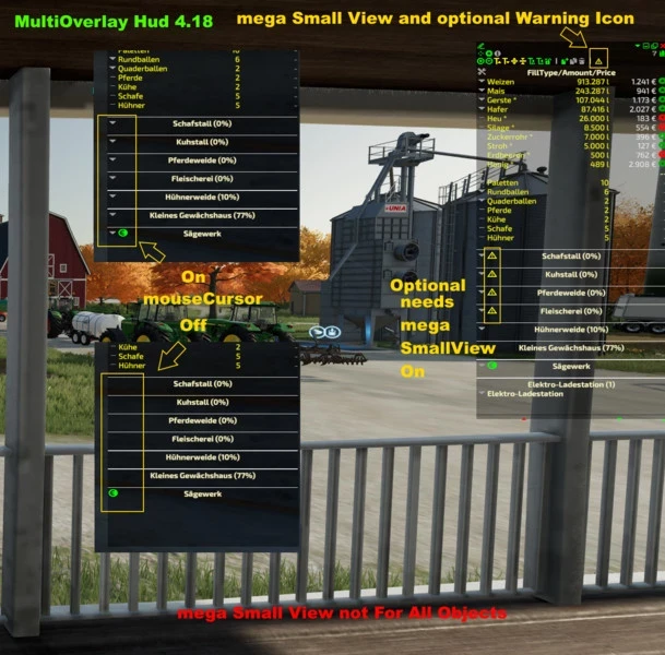 MultiOverlay Hud v 4.21 Beta - FS 22