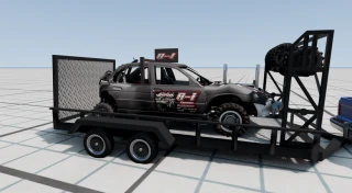 Derby Car Pack and trailer v33 - BeamNG.drive