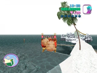 Christmas Mod With Mercedes And Santa Sleigh 2 - GTA: Vice City