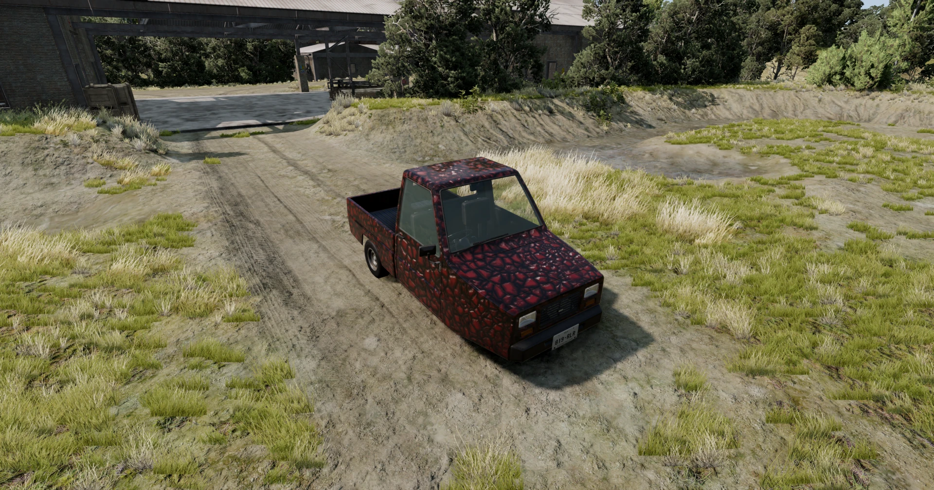 Universal Red Lizard Skin 1.0 - BeamNG.drive