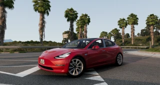 Tesla Model s 3 - BeamNG.drive