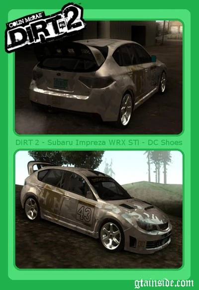 DiRT 2 Subaru Impreza WRX STi - DC Shoes - GTA: SA