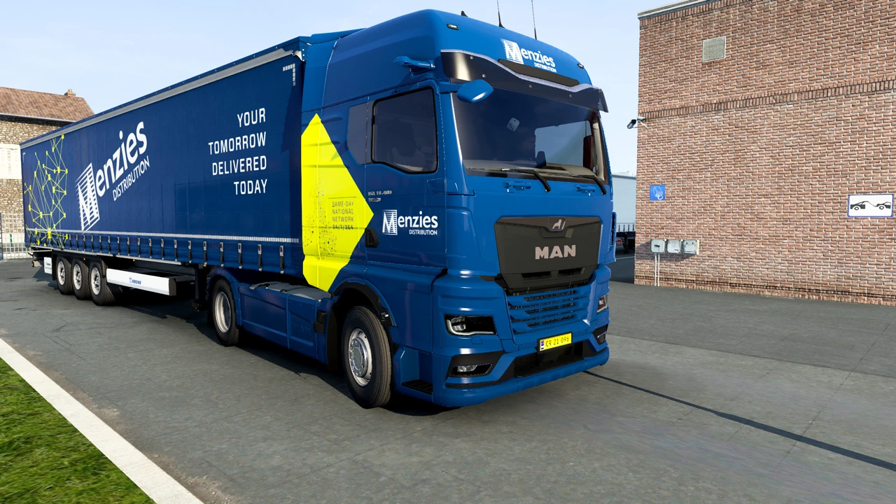 Combo skin Menzies for MAN TGX 2020 1.01 - ETS 2