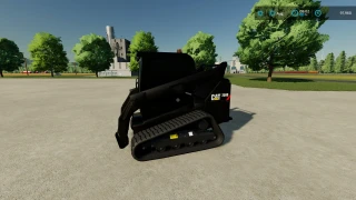 Cat 259D Black out v 1.0 - FS 22