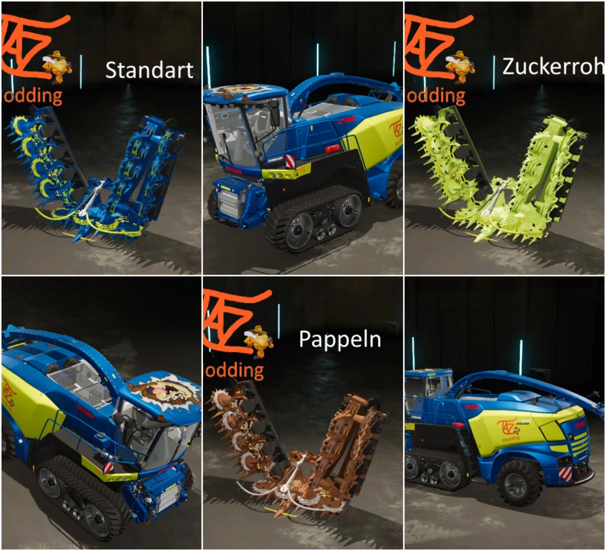 Claas Jaguar Pack with cutters v 2.0.1 - FS 22