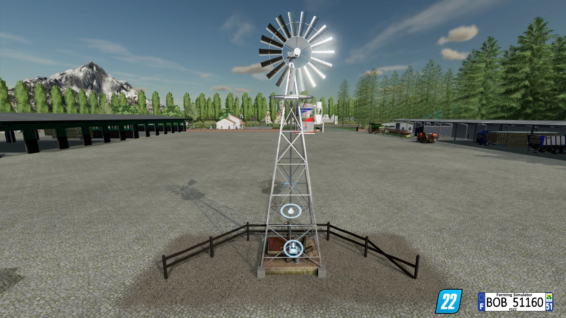FS22 American Wind Turbine By BOB51160 v 1.0 - FS 22