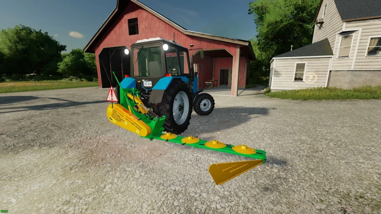 Mounted Disc Mower KDN-210 v 1.0 - FS 22