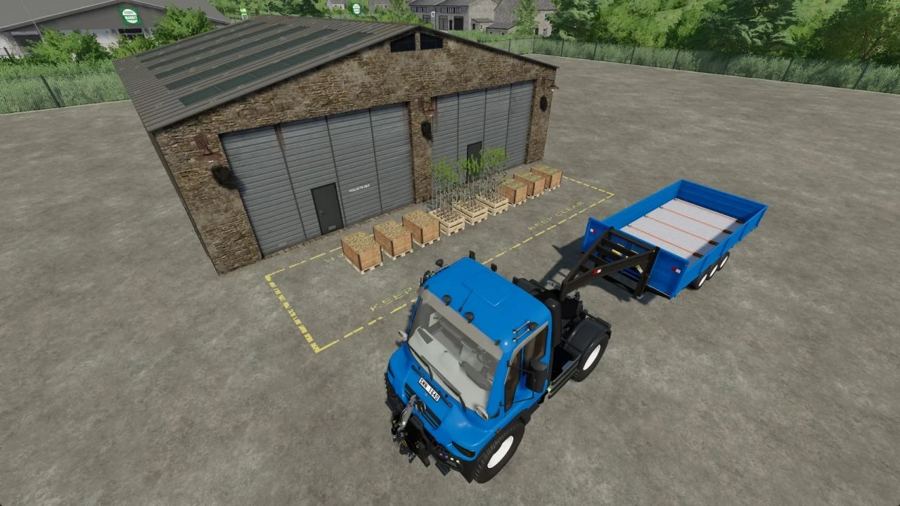Pallet Storage Warehouse v 1.1 - FS 22