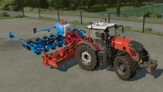 Power Harrow 6m + rear attacher v 1.0 - FS 22