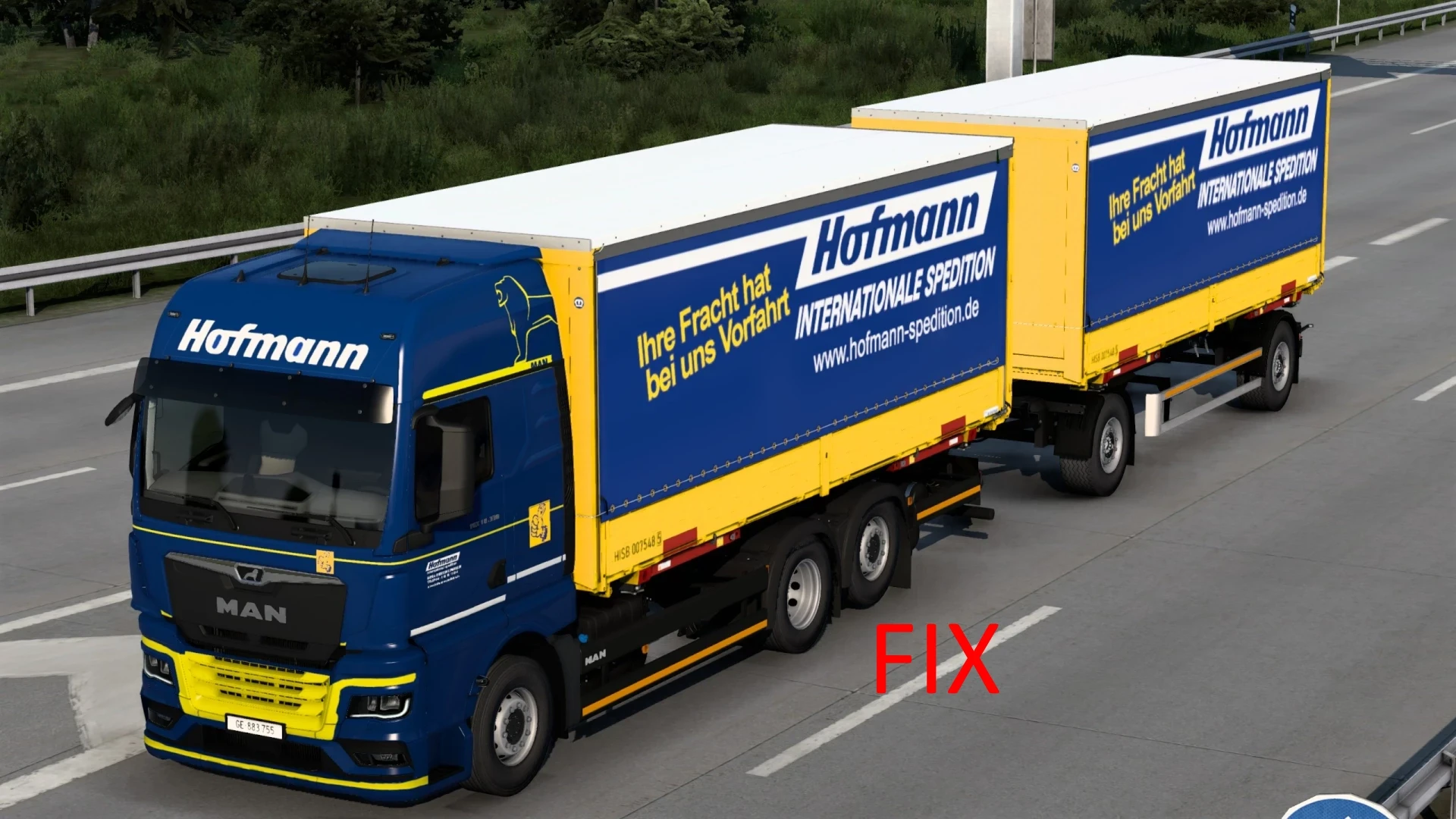 Swap Body Addon For MAN TGX 2020 SCS V1.0 - ETS 2