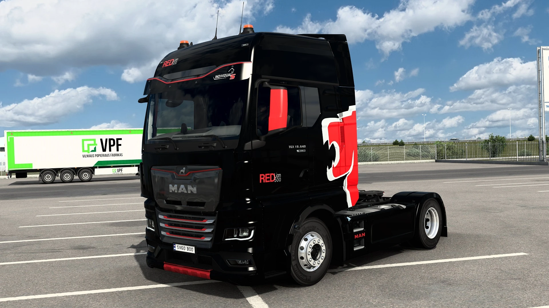 Red Lion 500 for MAN TGX 2020 1.0 - ETS 2