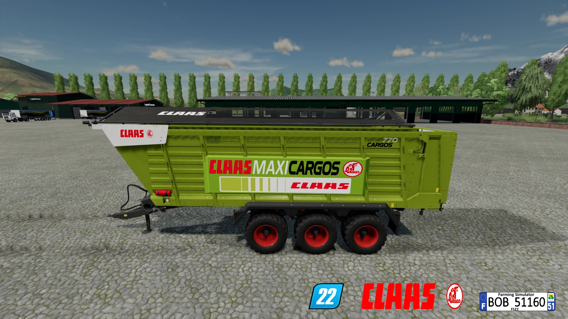 FS22 Claas Maxi Cargos 770 By BOB51160 1.0.0.0 - FS 22