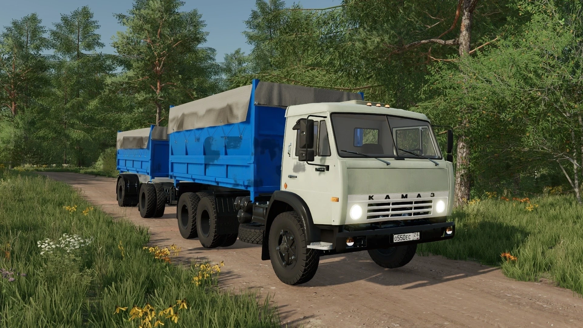 Kamaz 4528 GRAIN TRUCK v 1.0.5 - FS 22
