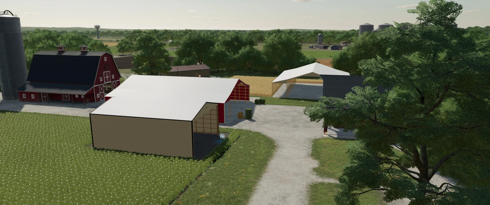 Lazy E's Hay Storage Pack v 1.0 - FS 22