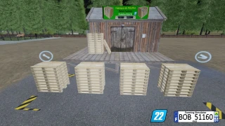 Production of empty pallets v 1.0 - FS 22
