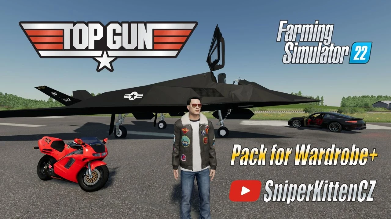 Top Gun Pack (Wardrobe Plus) v 1.0 - FS 22