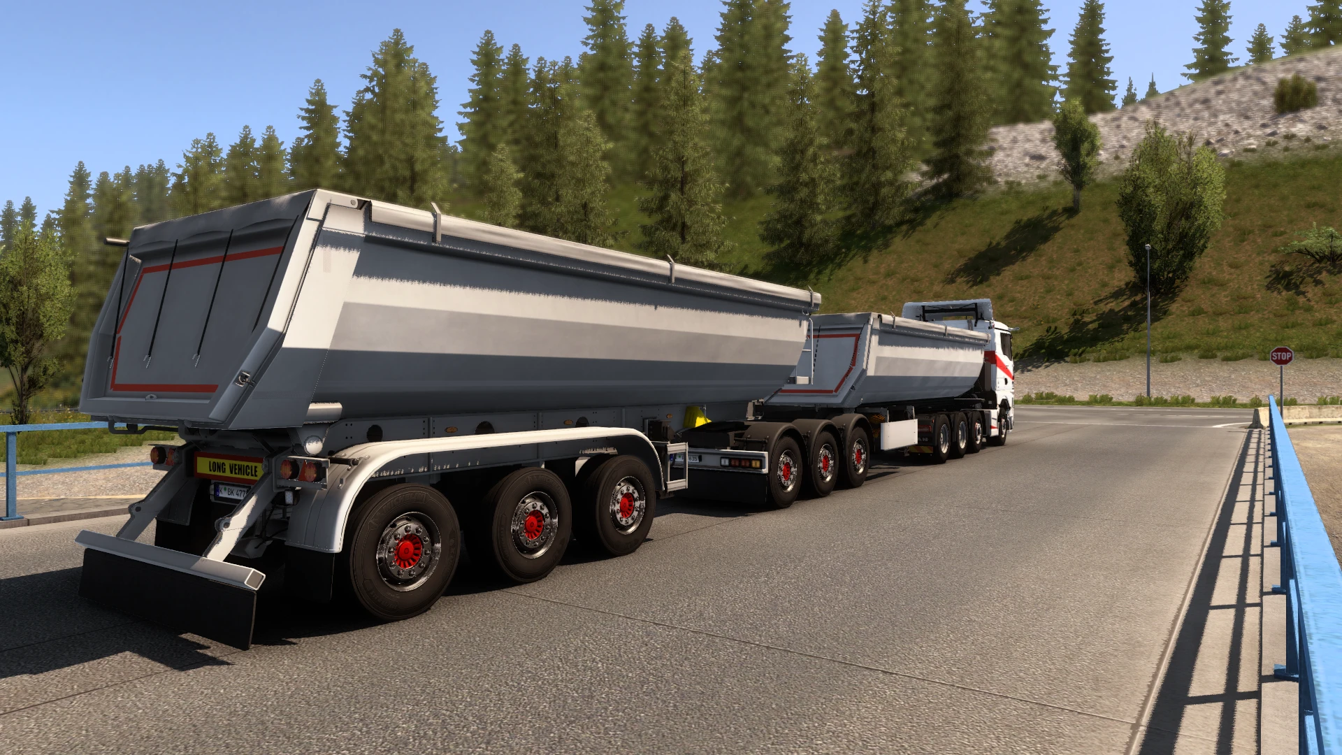 B-Double Dumper Trailer For TruckersMP 1.0 - ETS 2