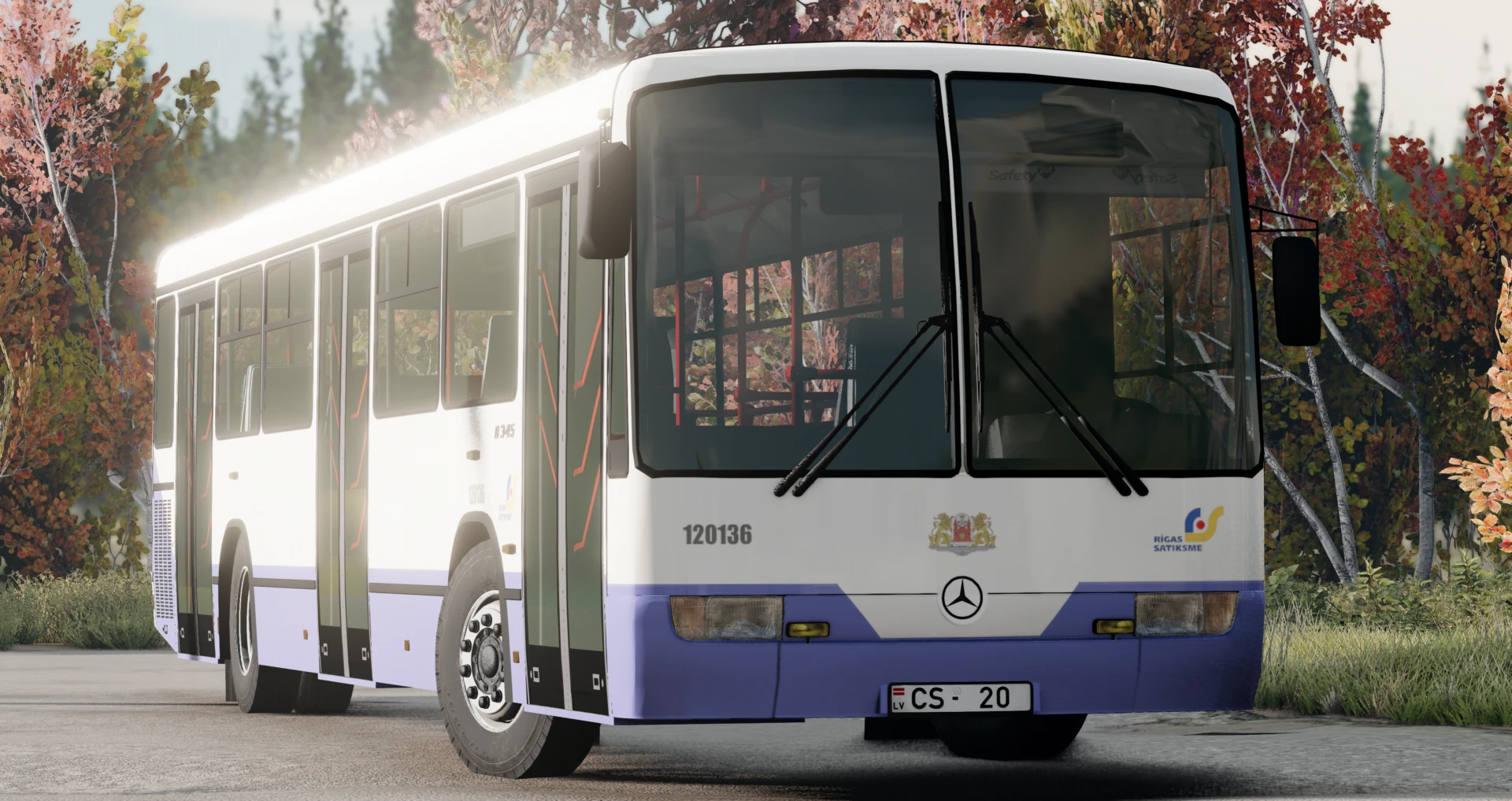 Mercedes-Benz bus with more skins 1.0 - BeamNG.drive